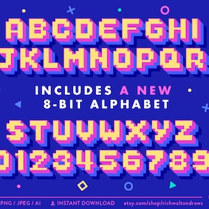 Retro Arcade Clip Art 2, More Retro Gaming Clipart, Video Game Clip Art ...