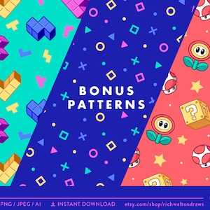 Retro Arcade Clip Art 2, More Retro Gaming Clipart, Video Game Clip Art ...