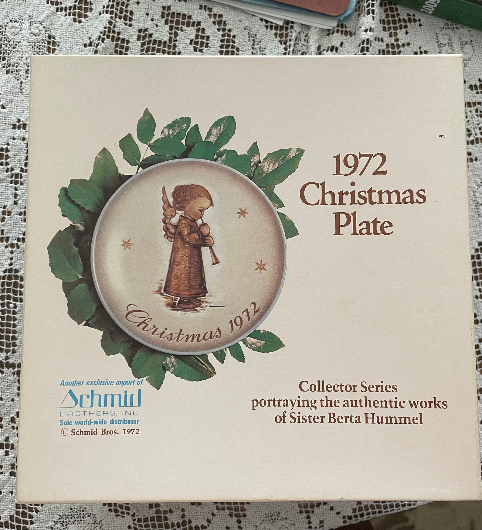 1972 Hummel Christmas Collectible Plate - Etsy