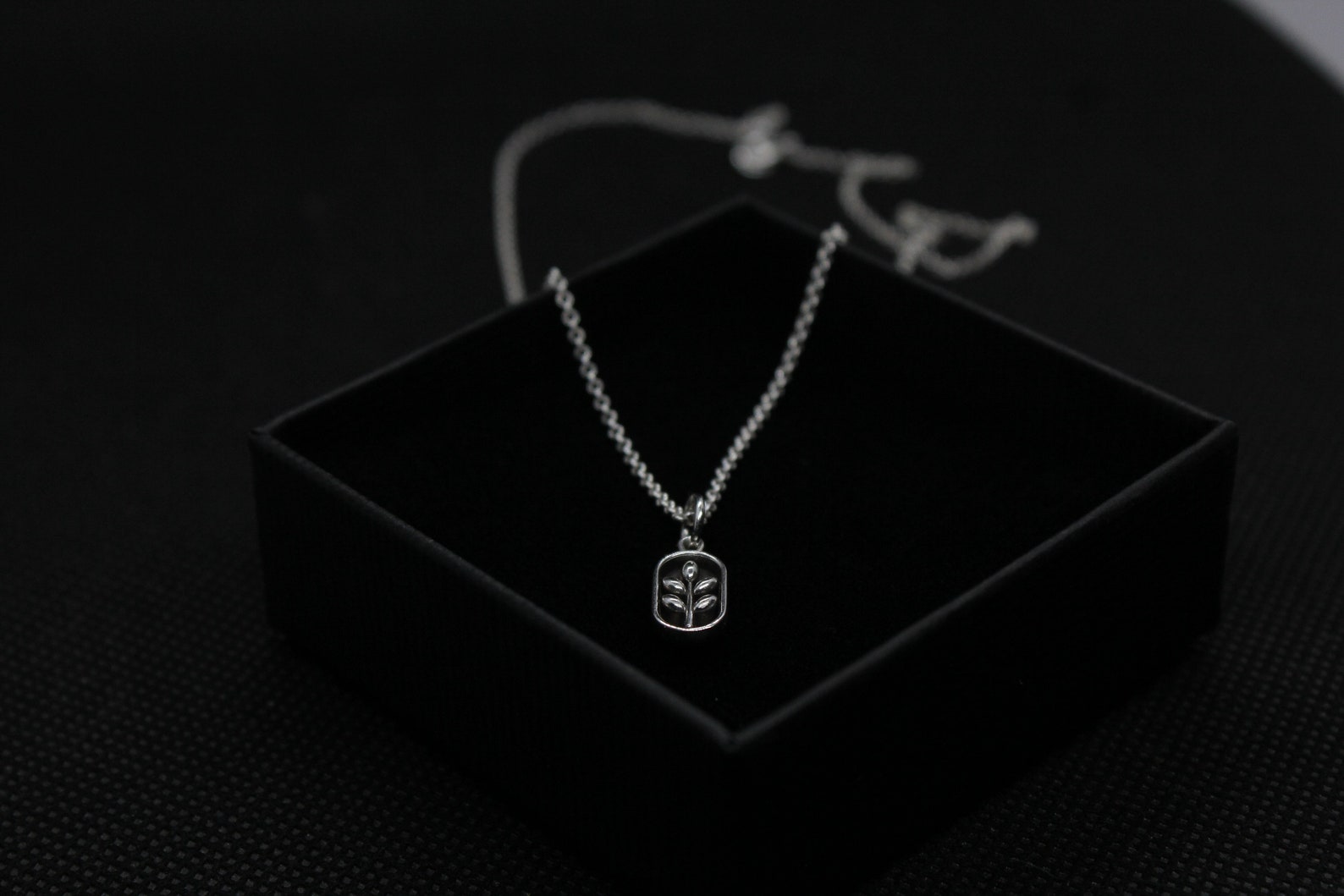 Practical Magic Leaf Necklace Plant Necklace Silver | Etsy