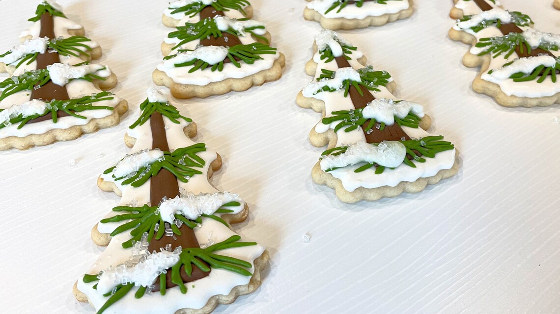 Wintery Pine Sugar Cookies! - Etsy