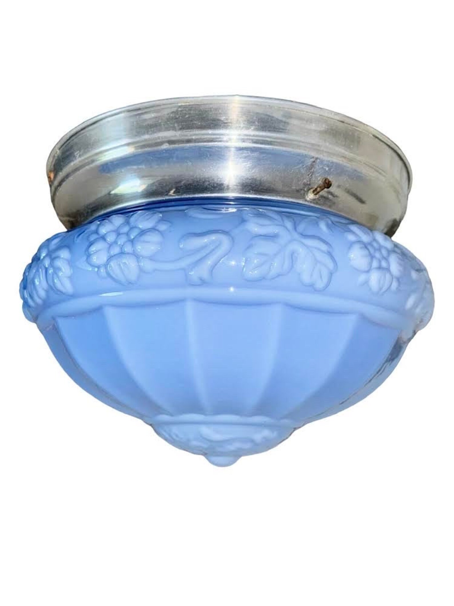 Rare Flush Mount Light From the 40s / Art Deco Pendant Light / Art Deco ...