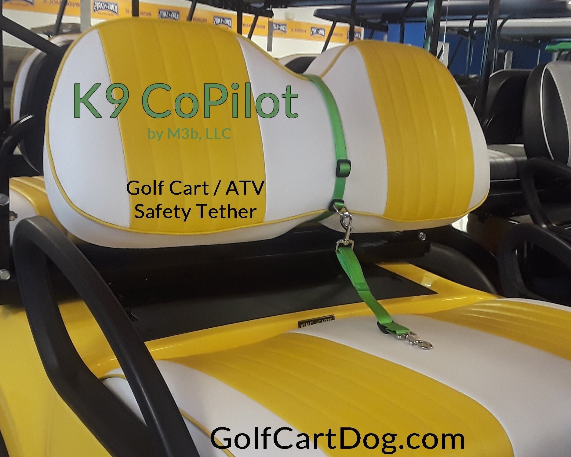 K9 Copilot® - Golf Cart Tether - Etsy