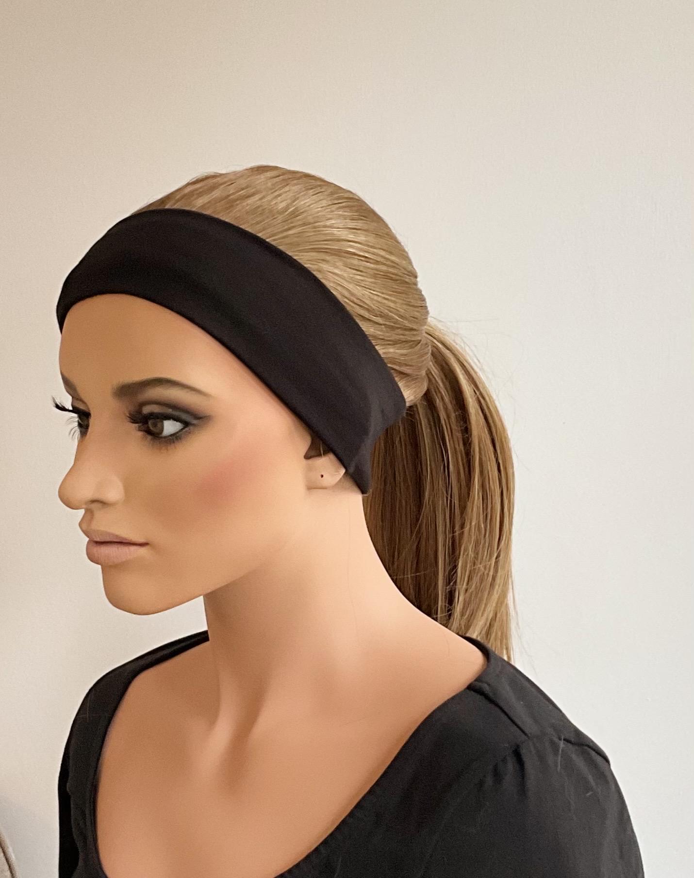 Premium Praline Headband Wig Long Length/ Gym Wig/ Swim Wig/ Sports Wig ...