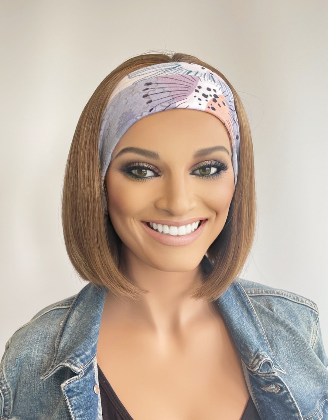 Headband Wig for Gym & Swim Praline Mix, Light Brown Blonde Mix ...