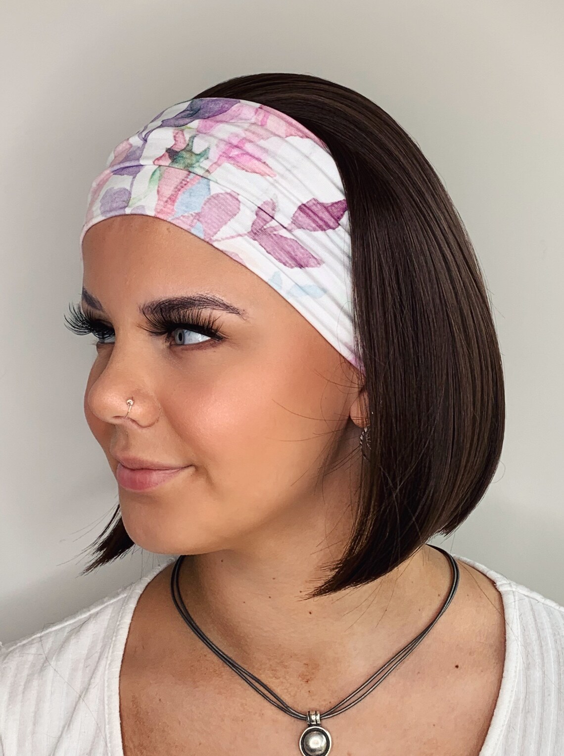 Dark Brown Headband Wig Gym Wig Bandfall Wig Sports Wig - Etsy