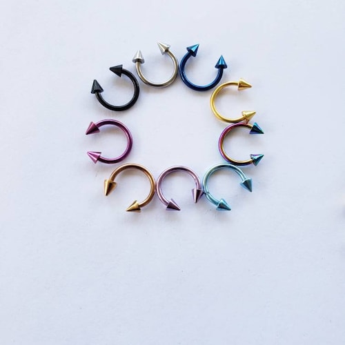 Snake Bites Hoops Piercing