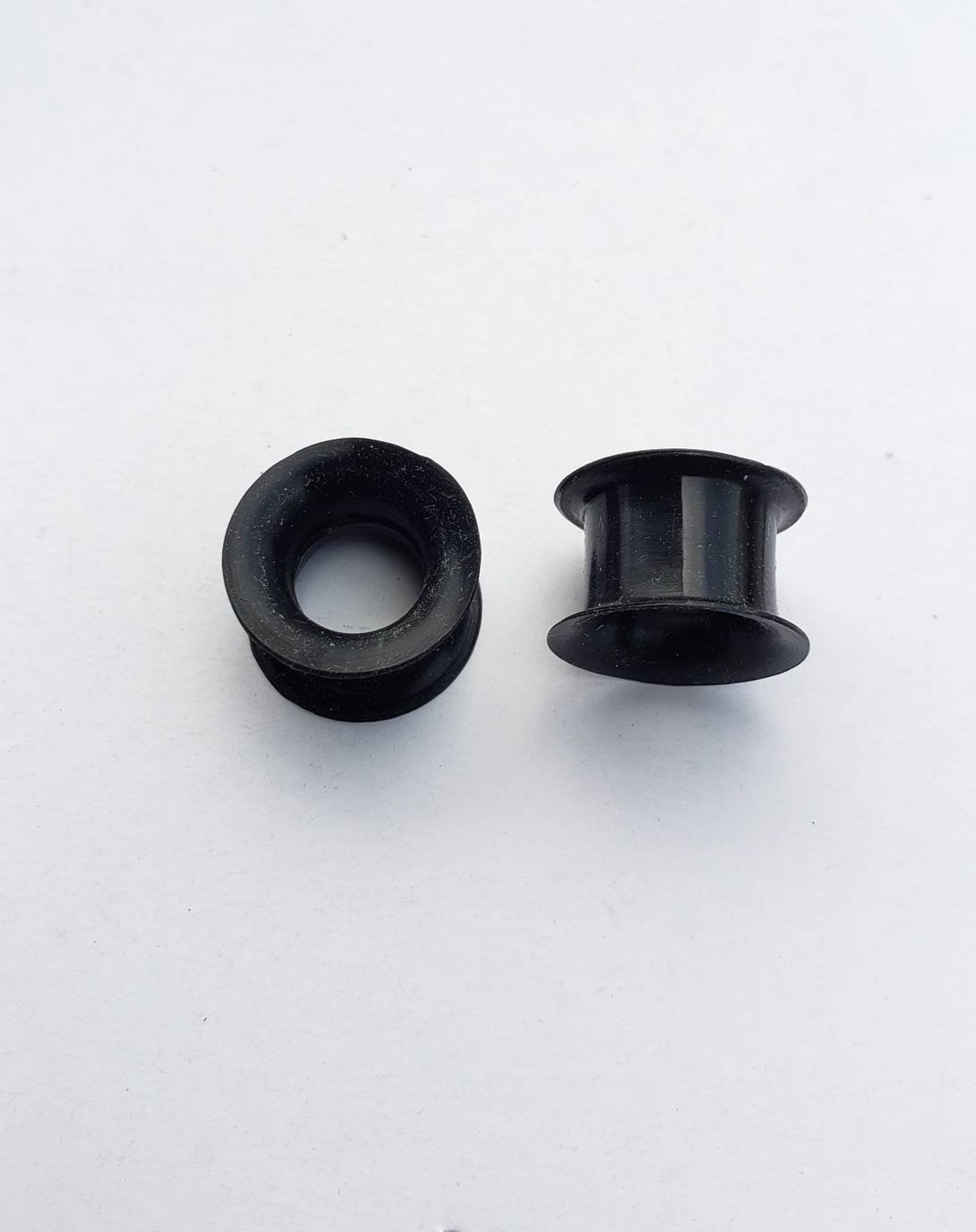 Black Silicone Plugs Squishy Tunnels Double Flared Gauges - Etsy