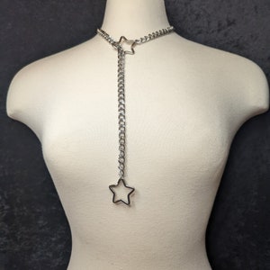 Star Slip Chain Necklaces - Etsy