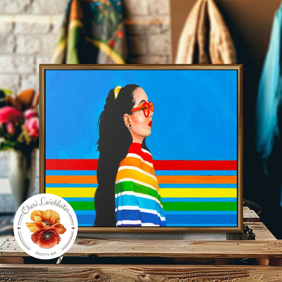 LGBTQ Pride Art Print, Pride by Cheri Liechleiter, Rainbow Wall Decor ...