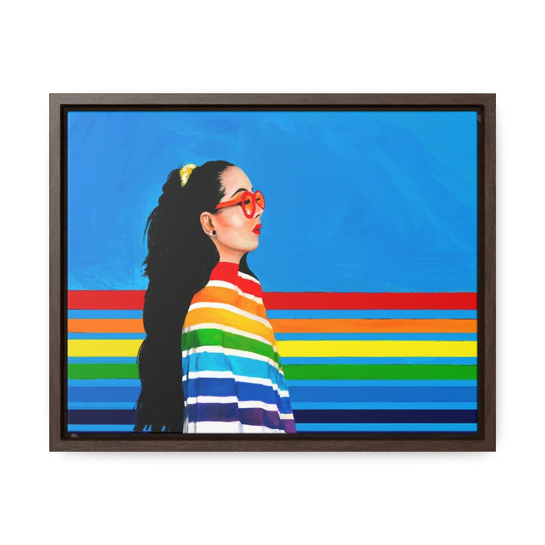 Gay Pride Canvas Print With Frame LGBTQ Pride - Etsy