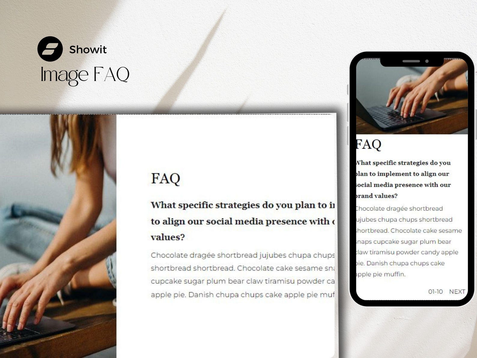 Showit FAQ Template Frequently Asked Questions Canvas Add On - Etsy