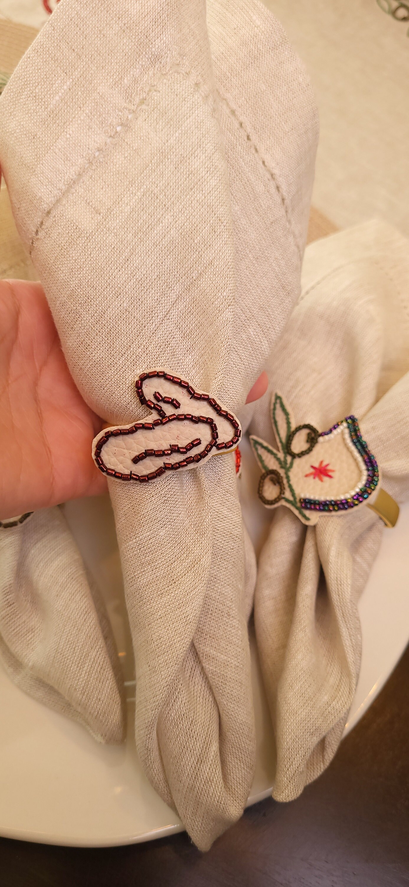 Ramadan Napkin Rings Set, Quran Fruits Napkin Rings - Etsy