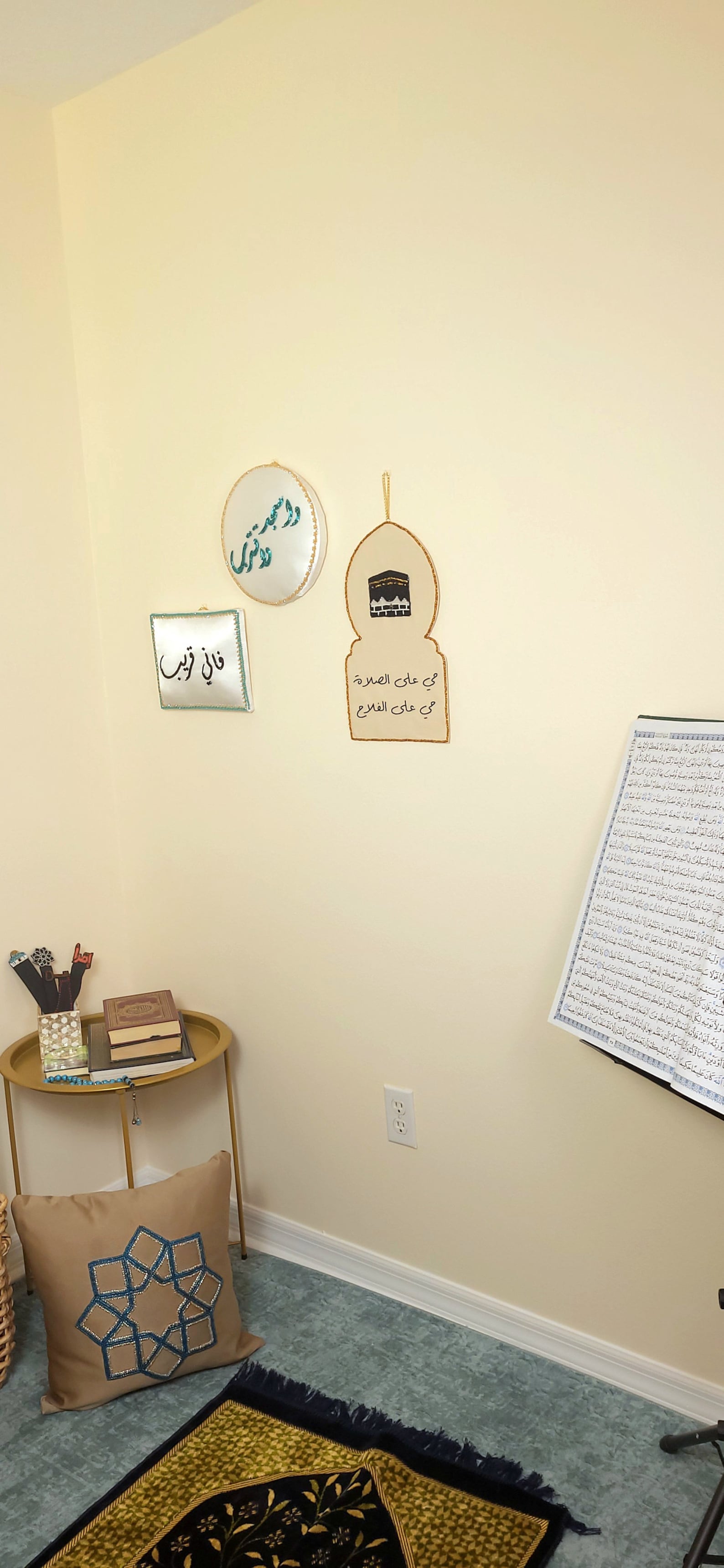 Qibla Direction Sign, Prayer Direction, Islamic Prayer Room, Qibla Wall ...
