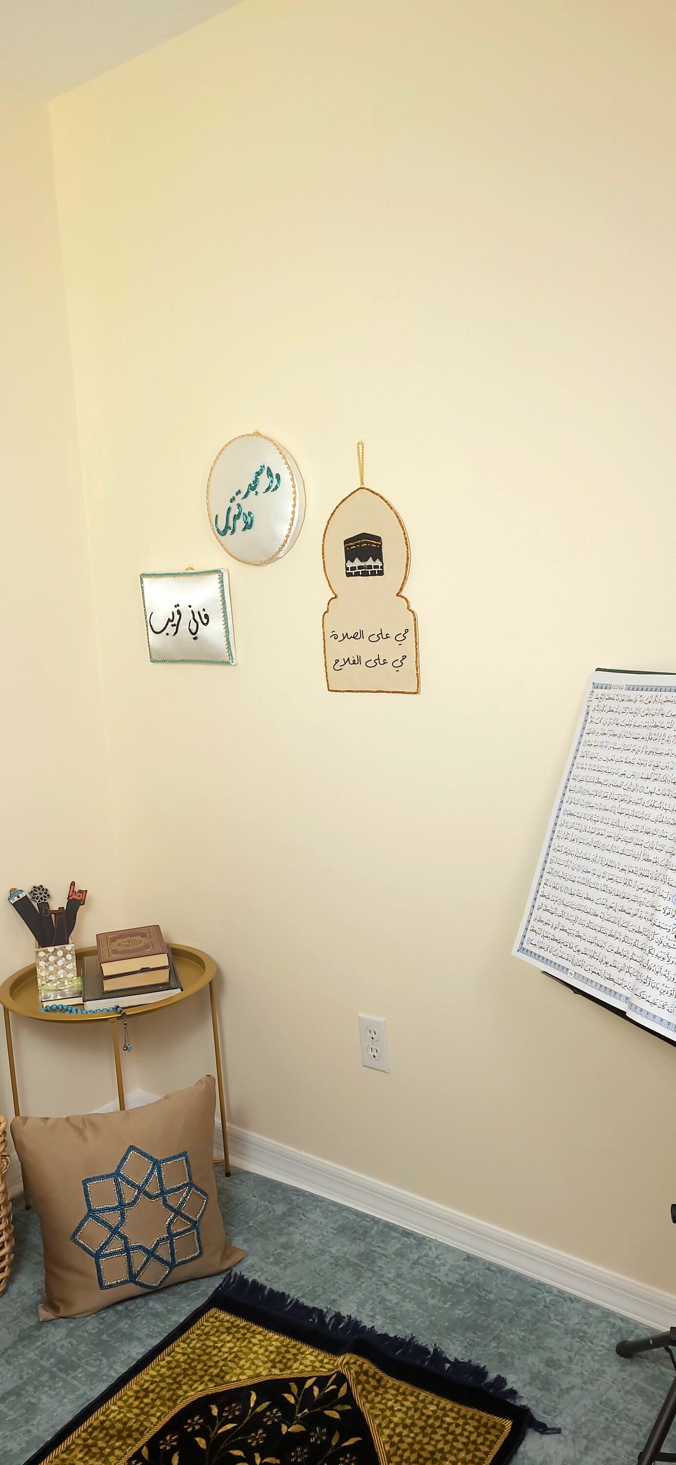 Qibla Direction Sign, Prayer Direction, Islamic Prayer Room, Qibla Wall ...