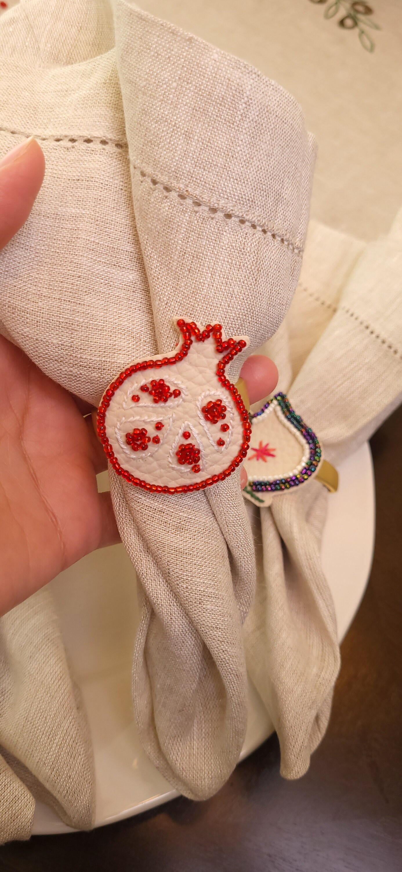 Ramadan Napkin Rings Set, Quran Fruits Napkin Rings - Etsy