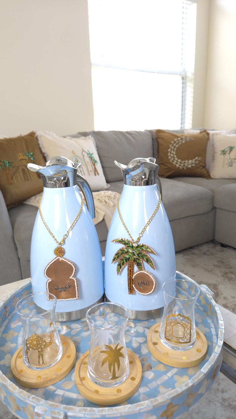Tea, Coffee Tags SET, Arabic Tea Label, Arabic Coffee Tags, Tea Thermos ...