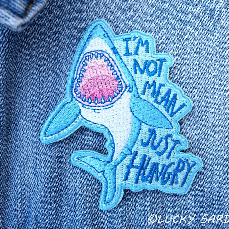 Jaws Embroidery - Etsy