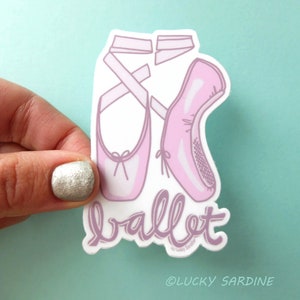 Ballet Vinyl Sticker, Dance Sticker, Ballet Sticker, Performing Arts ...