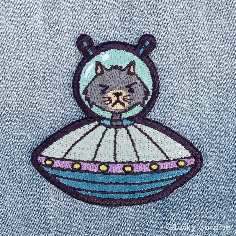 Spaceship Patch - Etsy