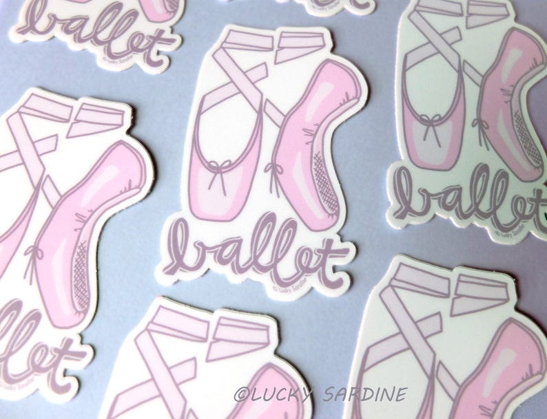 Ballet Vinyl Sticker Dance Sticker Ballet Sticker - Etsy