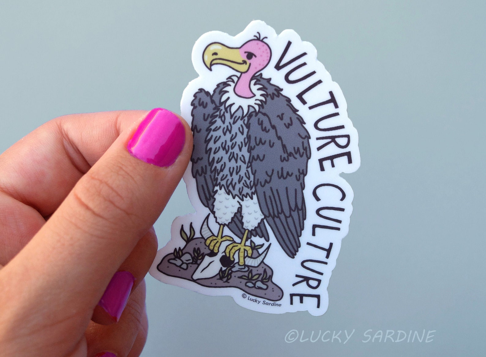 Vulture Vinyl Sticker Vulture Culture Sticker Funny Vulture - Etsy