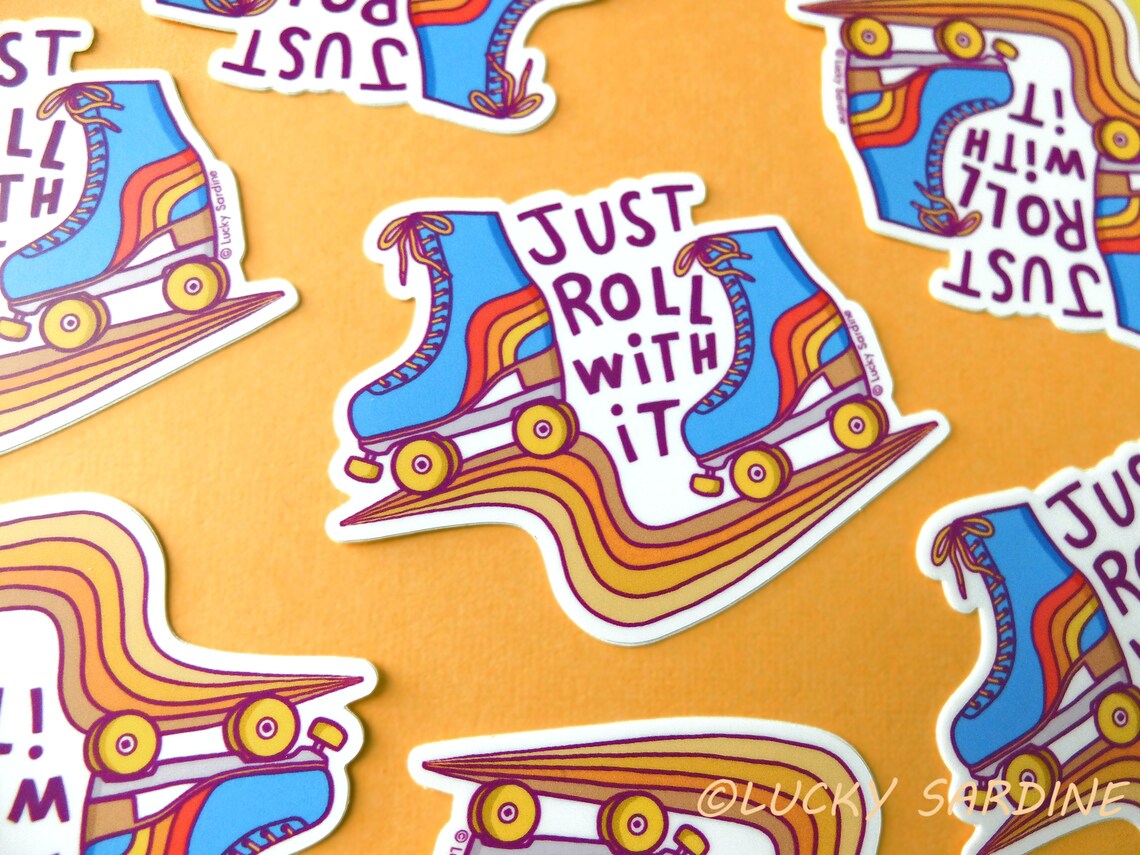 Roller Skate Vinyl Sticker Skates Sticker Vinyl Decal Skate - Etsy