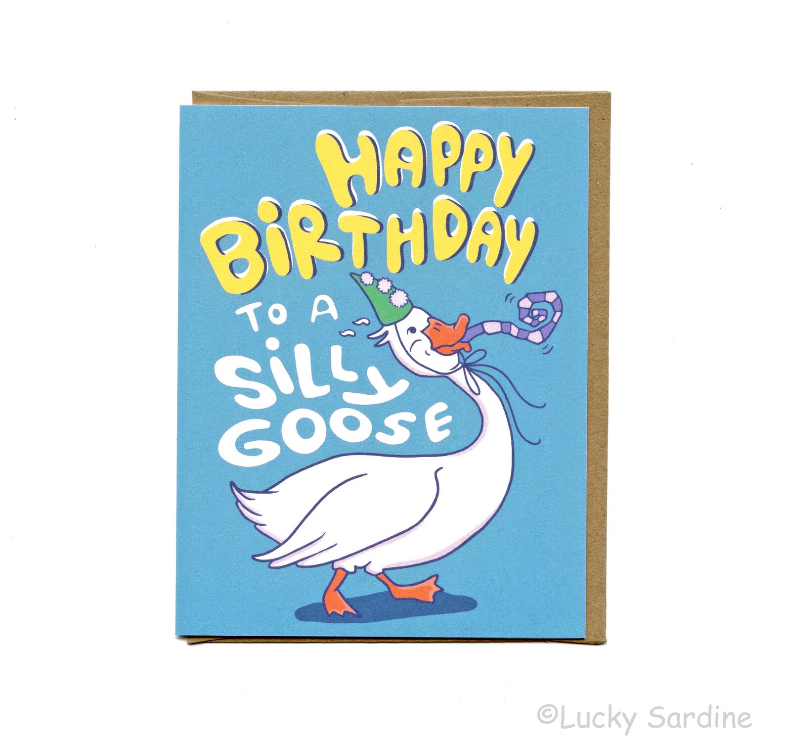 Silly Goose, Happy Birthday Card - Etsy