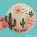 Free Spirit Iron on Patch, Desert Embroidered Patch, Desert Patch, Free ...
