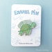 Sea Turtle Enamel Pin Good Vibes Good Vibes Pin Turtle - Etsy
