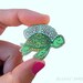 Sea Turtle Enamel Pin, Good Vibes, Good Vibes Pin, Turtle Enamel Pin ...