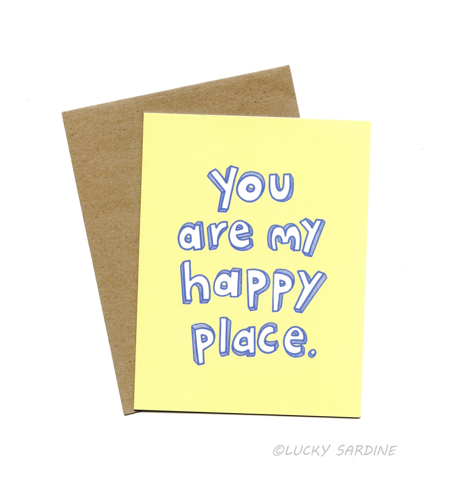 You Are My Happy Place Card Love Card Happy Anniversary | Etsy