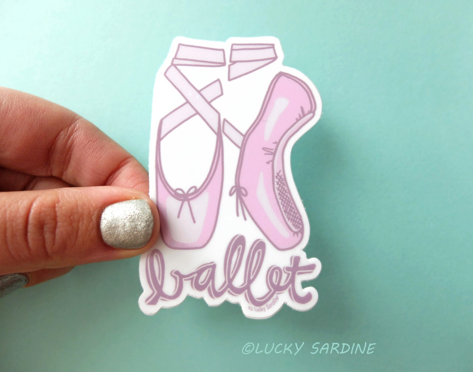 Ballet Vinyl Sticker Dance Sticker Ballet Sticker - Etsy