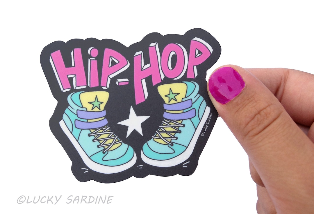 Hip Hop Dance Vinyl Sticker, Hip Hop Sticker, Dance Sticker, Performing ...