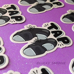 Tap Vinyl Sticker, Dance Sticker, Tap Dance, Performing Arts Sticker ...