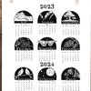 Watercolor Calendar Kit Bundle Nature Themed Classroom Calendar Pocket ...