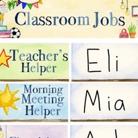 REAL PICTURES: Classroom Jobs | Classroom Visual Task Card | Classroom ...