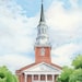 Binkley Chapel Wake Forest Watercolor Print, SEBTS Chapel Painting ...