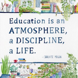 Digital Download Charlotte Mason Quote Art Prints Set of 3 - 5x7, 8x10 ...