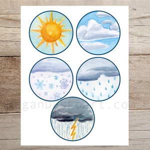 Digital Weather Learning Bundle Download, Classroom Weather Kit ...