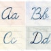 Cursive Pastel Alphabet Download - Cards and Posters; Watercolor Hand ...