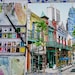 Dauphin Street Watercolor Print, Mobile, Alabama Art, Cityscape ...