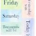 Printable Watercolor Days of the Week Cards; Pocket Chart Days of the ...