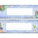 Watercolor Student Desk Name Plate Digital Download Book Themed Desk ...