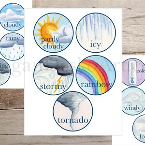 Digital Download Medium Watercolor Nature Calendar Kit - Etsy