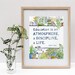 Education is an Atmosphere a Discipline a Life Charlotte - Etsy