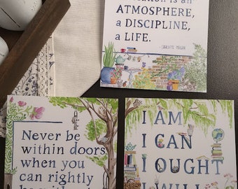 11x14 Digital Download Charlotte Mason Quote Art Prints Set of | Etsy