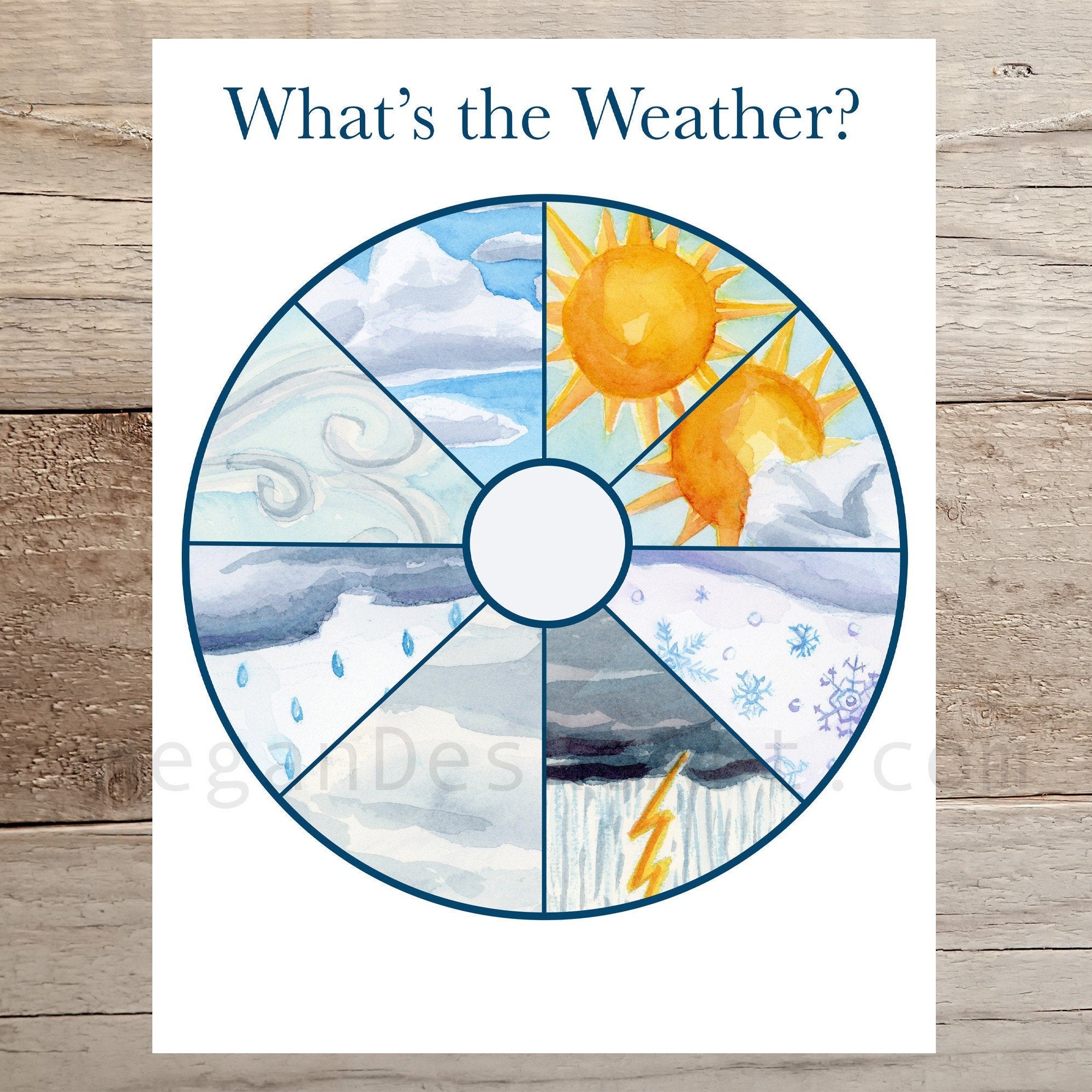 Digital Weather Learning Bundle Download Classroom Weather | Etsy