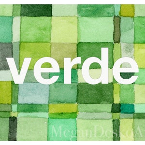 Digital Download Spanish Colors, Spanish Color Flash Cards, Classroom ...