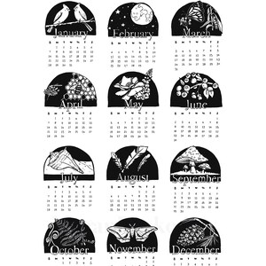 2023-2024 School Year at a Glance Nature Themed Calendar Download 4 ...